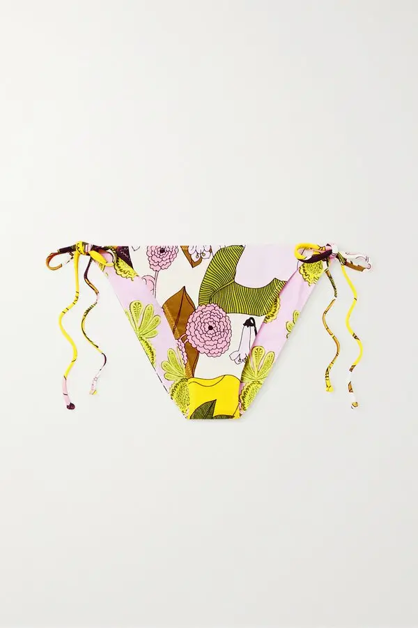 La DoubleJ Printed Bikini Bottom