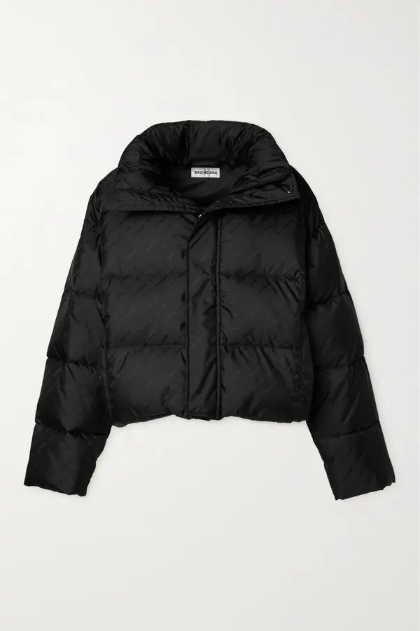 Balenciaga Cropped Quilted Padded Jacket