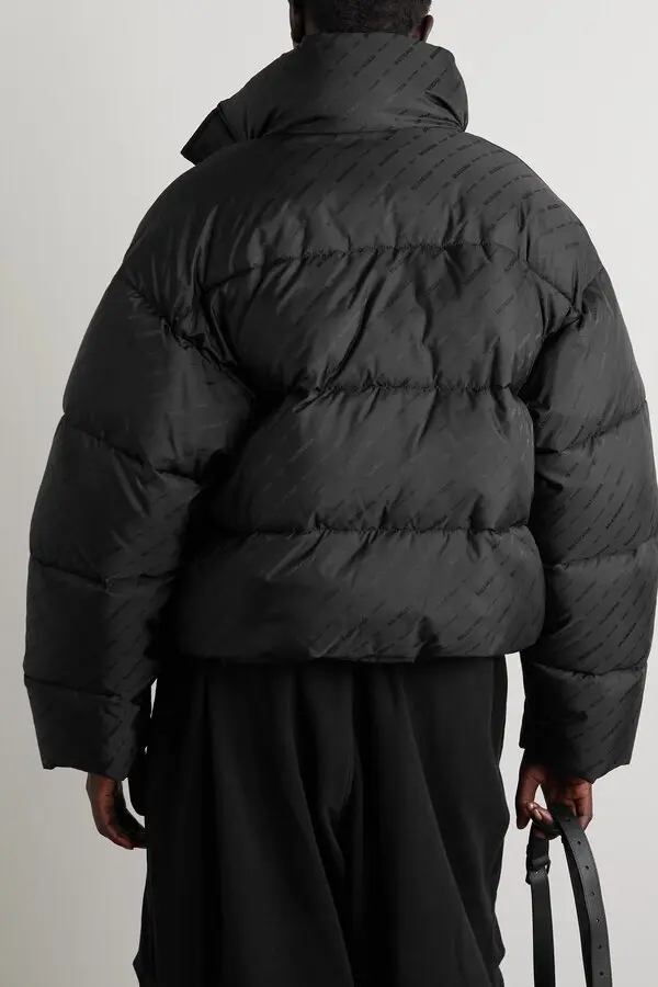 Balenciaga Cropped Quilted Padded Jacket