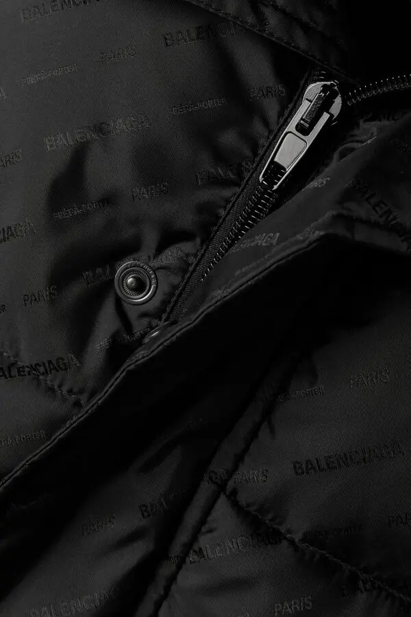 Balenciaga Cropped Quilted Padded Jacket