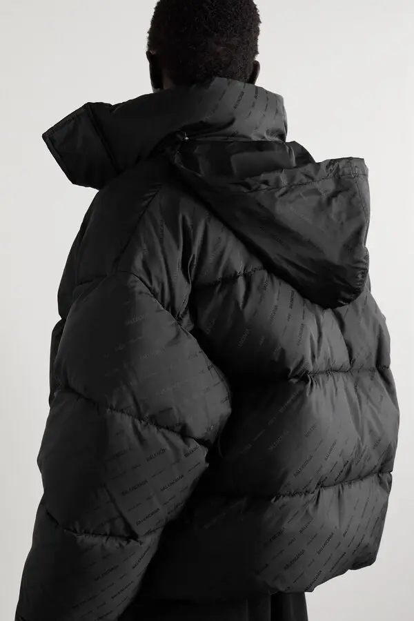 Balenciaga Cropped Quilted Padded Jacket