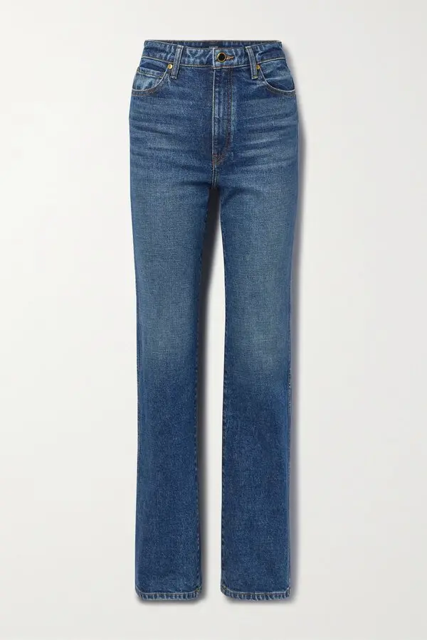 Khaite Danielle Stretch High-rise Slim-leg Jeans