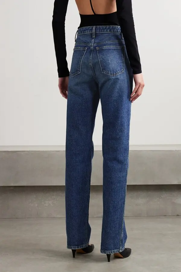 Khaite Danielle Stretch High-rise Slim-leg Jeans