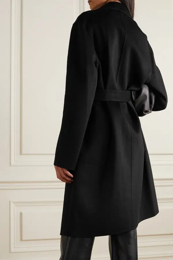 JOSEPH Cenda Wool And Cashmere-blend Coat - Black