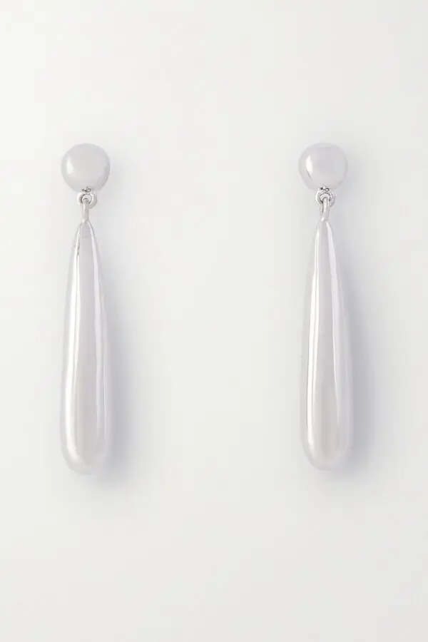 SOPHIE BUHAI Net Sustain Drop Earrings - Silver