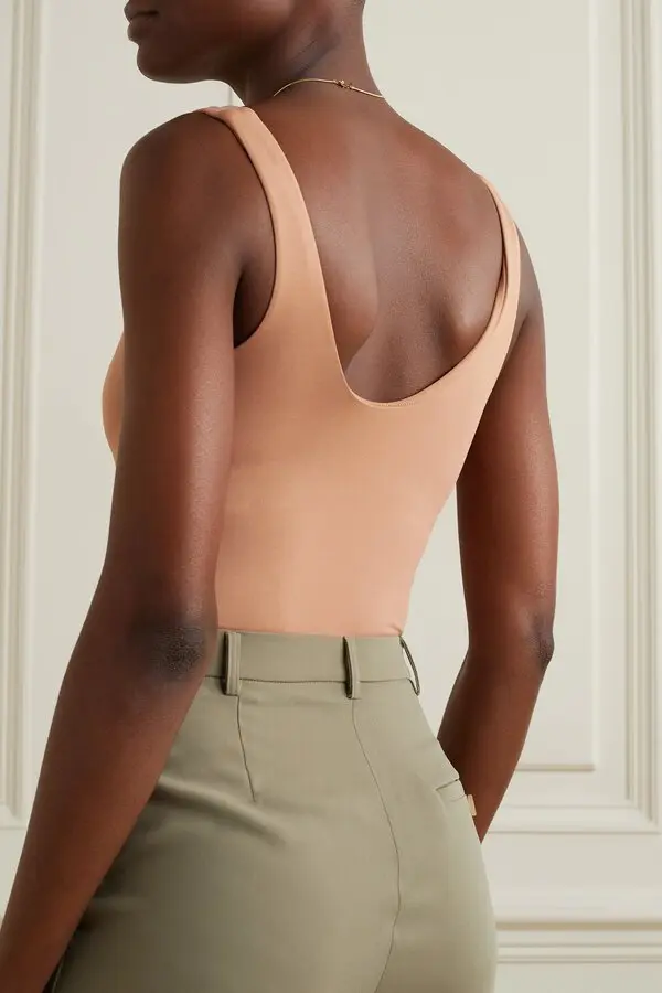 ALIX NYC Mott Stretch-jersey Bodysuit - Neutrals