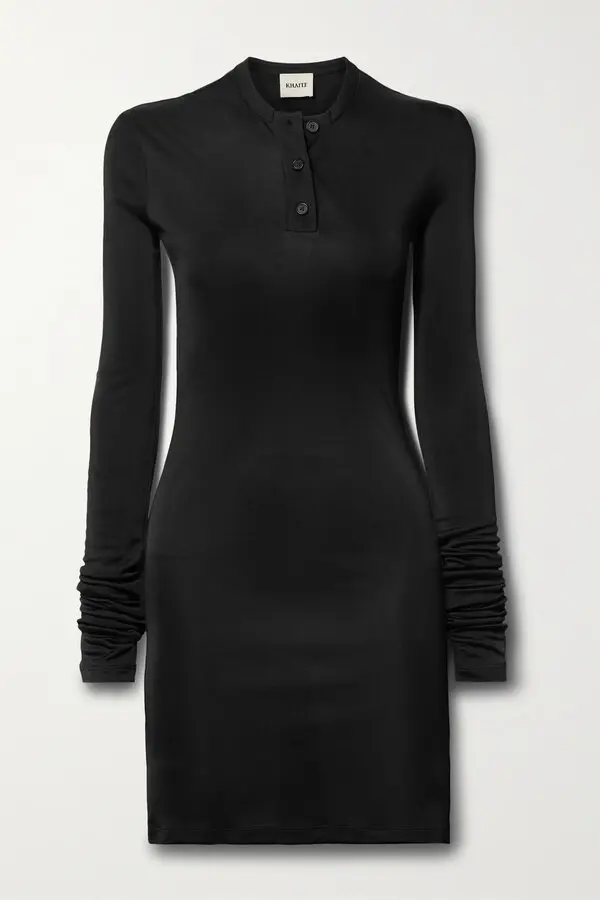 Khaite Byron Jersey Mini Dress