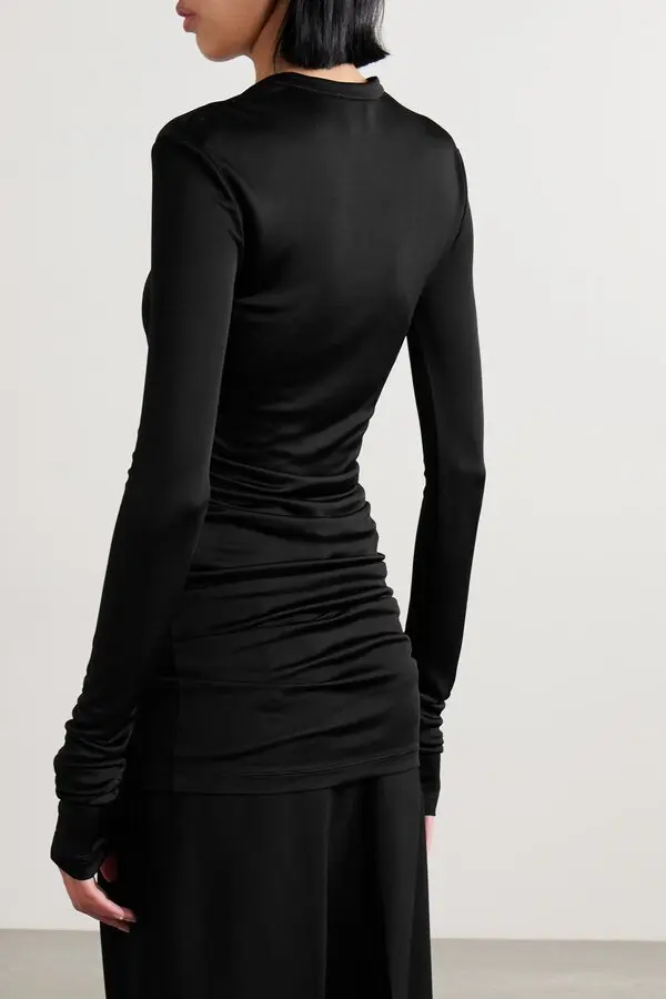 Khaite Byron Jersey Mini Dress
