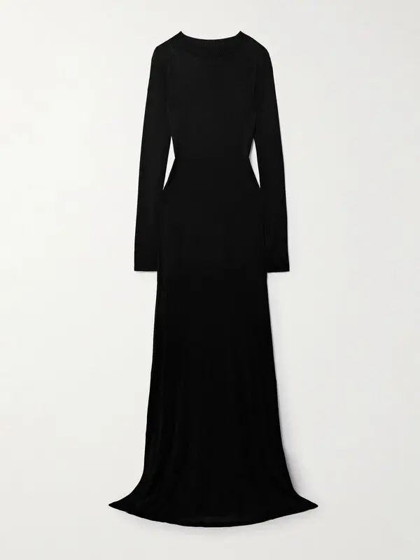 Khaite Valera Knitted Maxi Dress