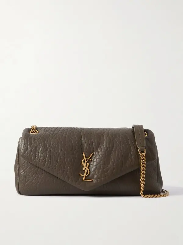 Saint Laurent Calypso Medium Leather Shoulder Bag