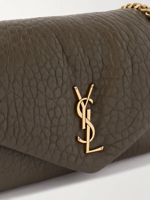 Saint Laurent Calypso Medium Leather Shoulder Bag