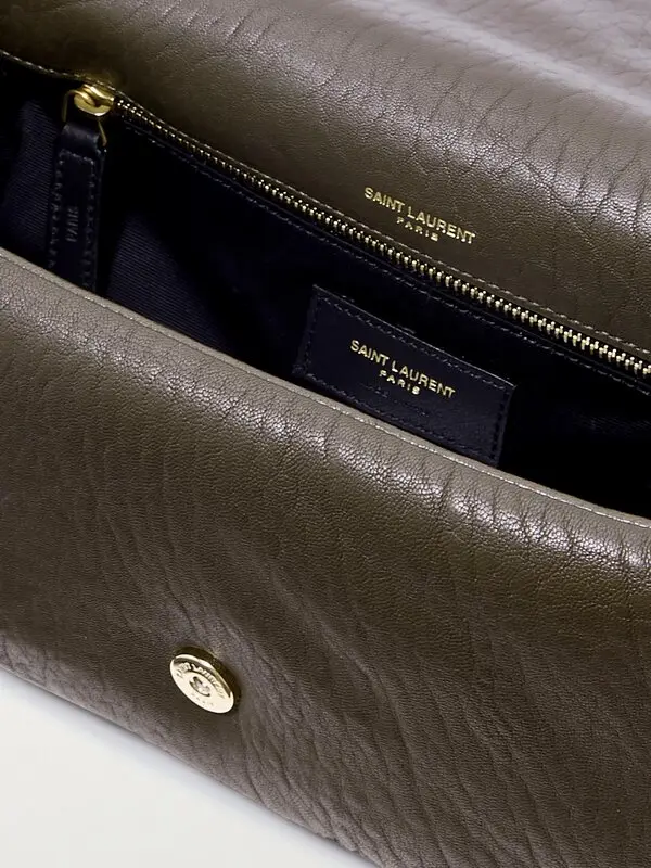 Saint Laurent Calypso Medium Leather Shoulder Bag