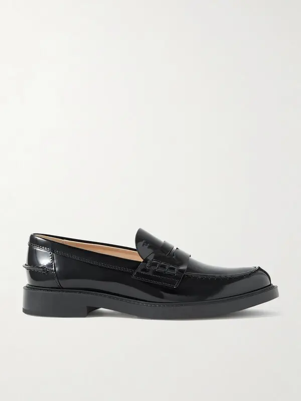 TOD'S Gomma Basso 59c Patent-leather Loafers