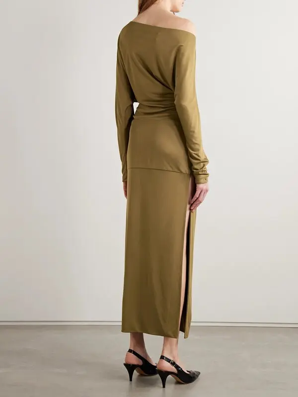 Khaite Junet One-shoulder Maxi Dress