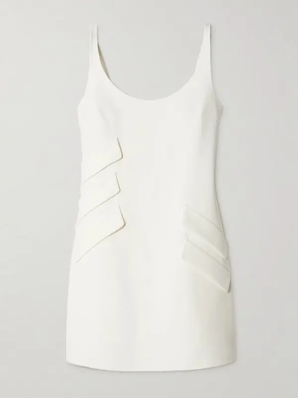 Versace Crepe A-line Mini Dress
