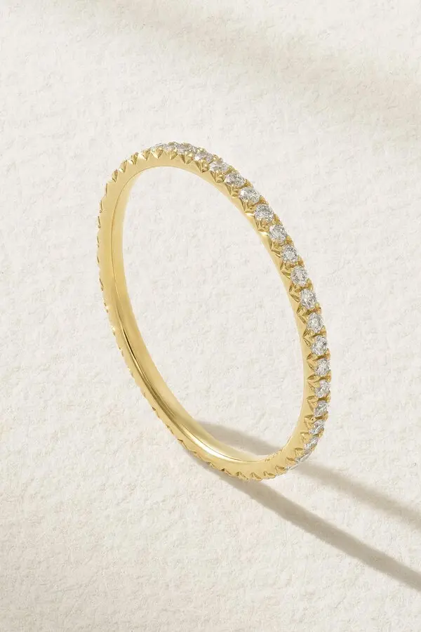 ANITA KO Eternity 18-karat Diamond Ring - Gold