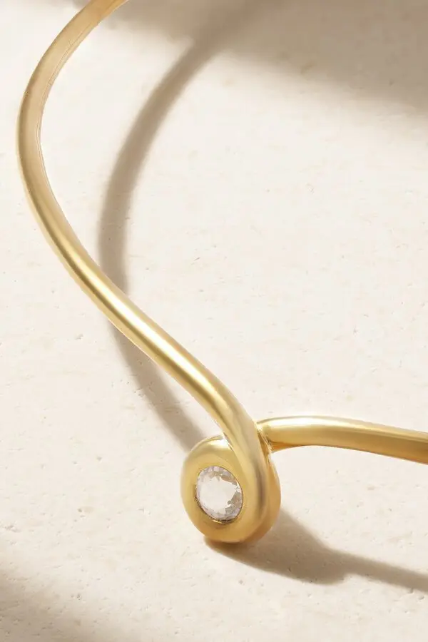 Yvonne Léon 9-karat And Topaz Choker
