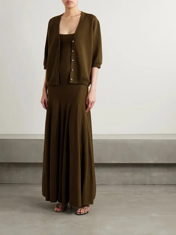 Khaite Tedi Wool-blend Cardigan