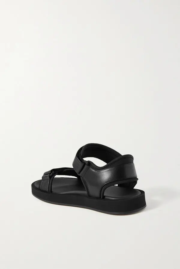THE ROW Hook And Loop Leather Sandals