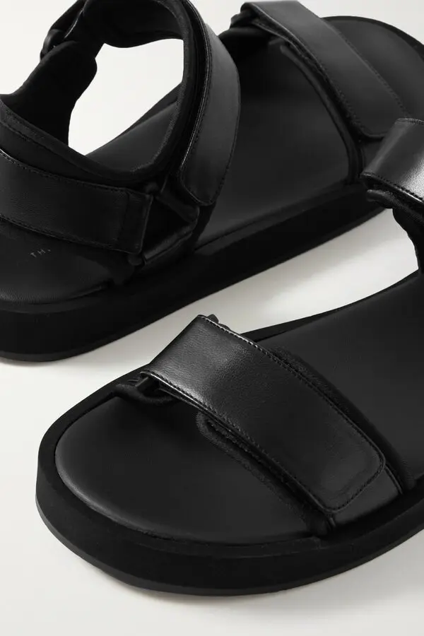THE ROW Hook And Loop Leather Sandals