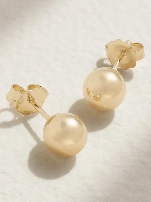 Mateo 14-karat Stud Earrings