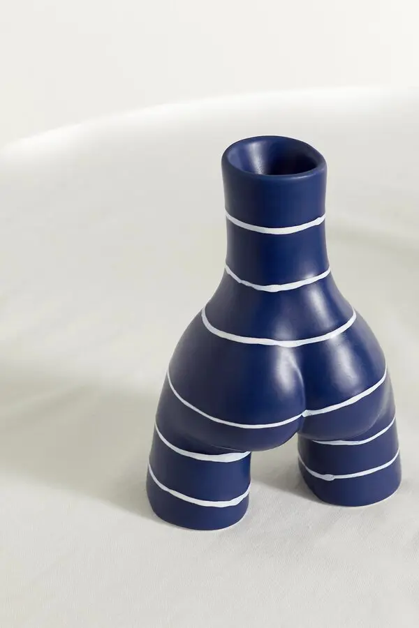 Anissa Kermiche Single L'egg Striped Earthenware Cup