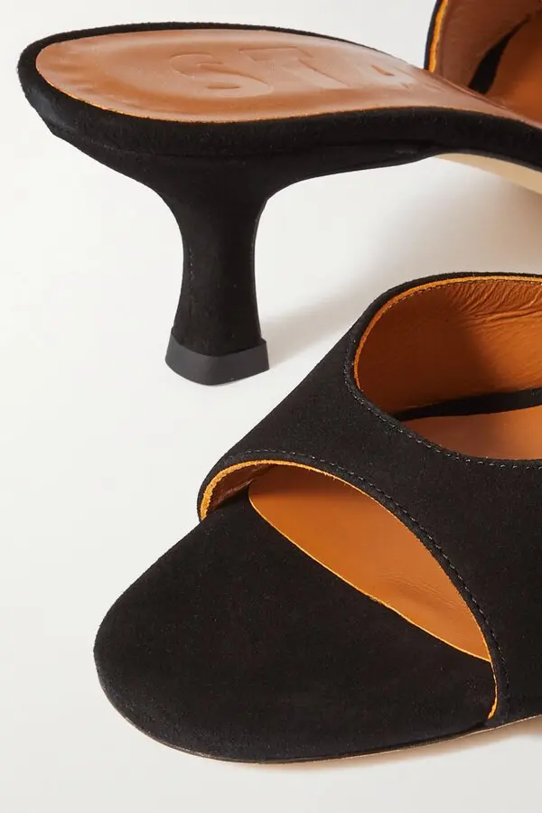Staud Brigitte Suede Mules