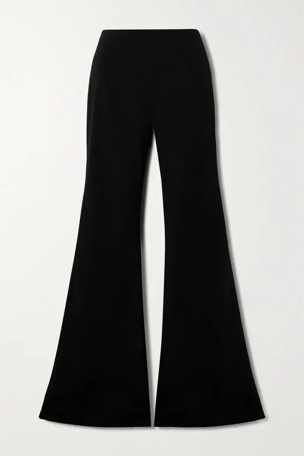Carolina Herrera Wool-blend Flared Trousers