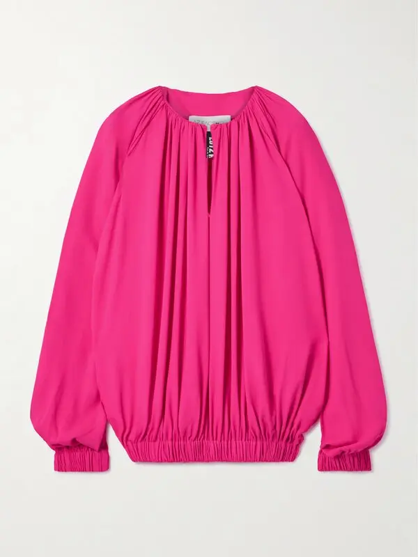 AZ FACTORY Desiree Pleated Twill Blouse