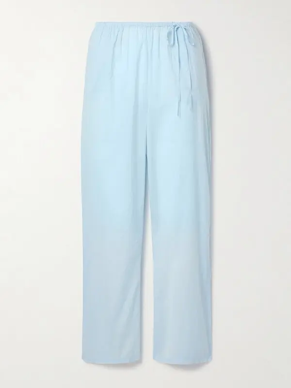 Skin Banks Organic Cotton-voile Pants - Blue