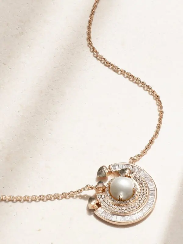 ANANYA Chakra Rose Multi-stone Necklace - Gold