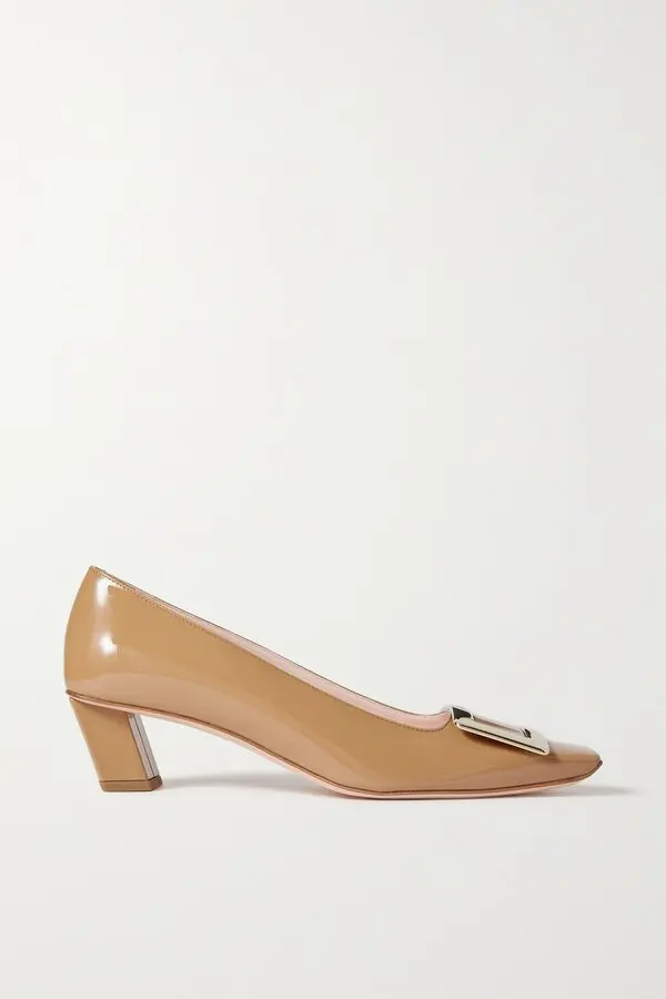 ROGER VIVIER Belle Vivier 45 Patent-leather Pumps