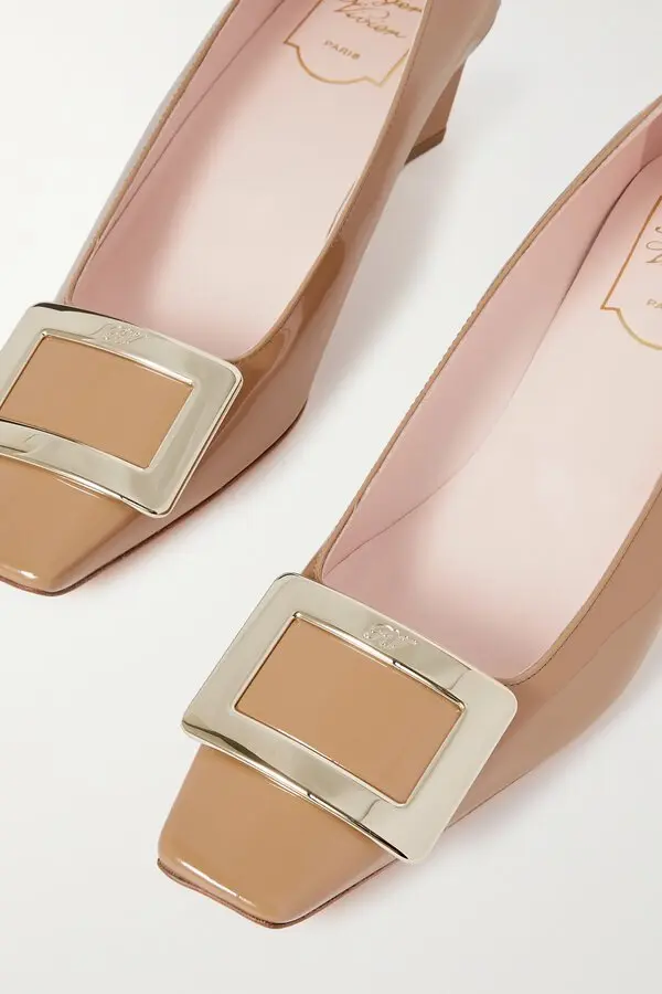 ROGER VIVIER Belle Vivier 45 Patent-leather Pumps