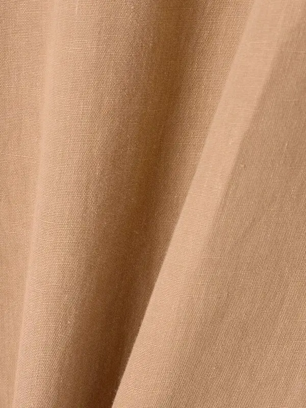 Le Kasha Haifal Linen Midi Skirt - Neutrals