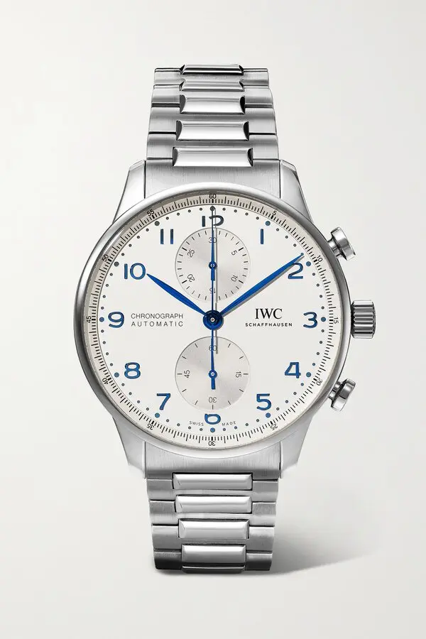 IWC SCHAFFHAUSEN Portugieser Automatic Chronograph 41mm Stainless Steel Watch - Silver