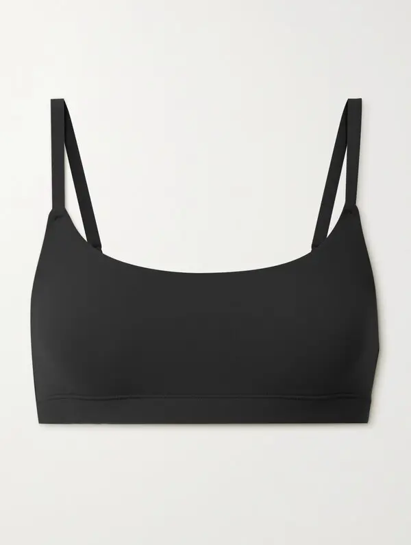 SKIMS Fits Everybody Scoop Neck Bralette - Black