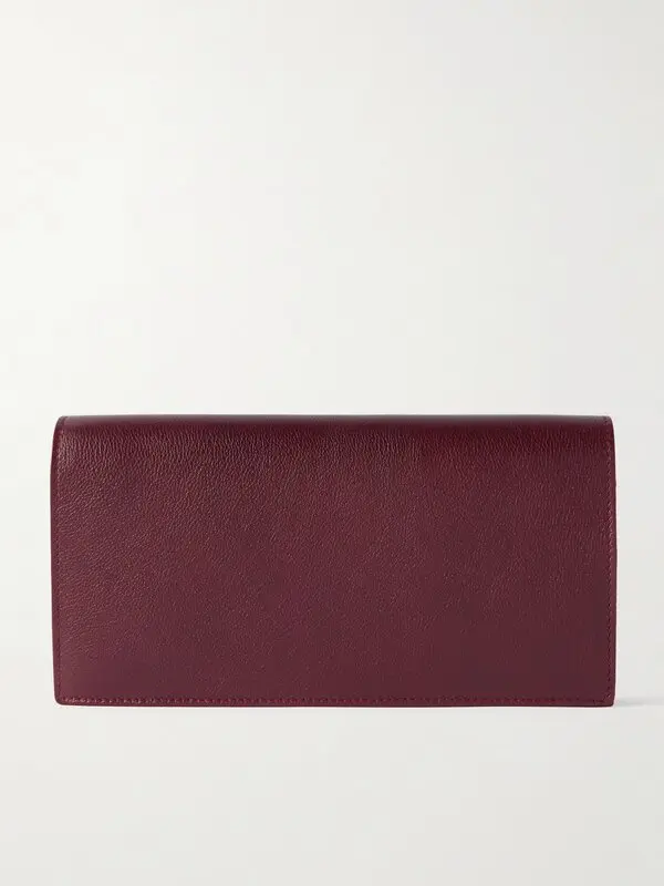 METIER Textured-leather Pouch