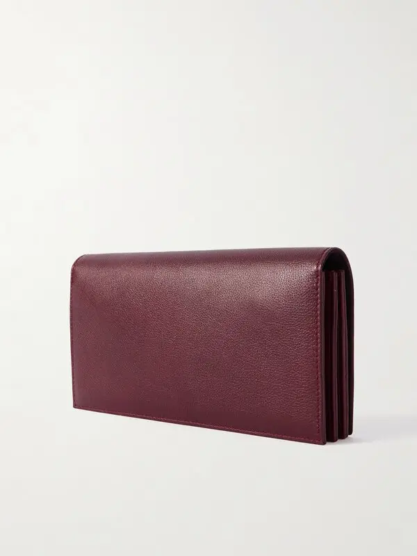METIER Textured-leather Pouch