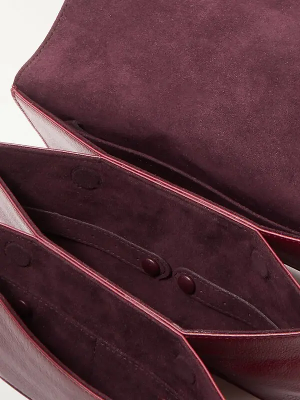 METIER Textured-leather Pouch