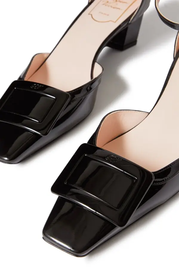 ROGER VIVIER Belle Vivier 45 Patent-leather Pumps