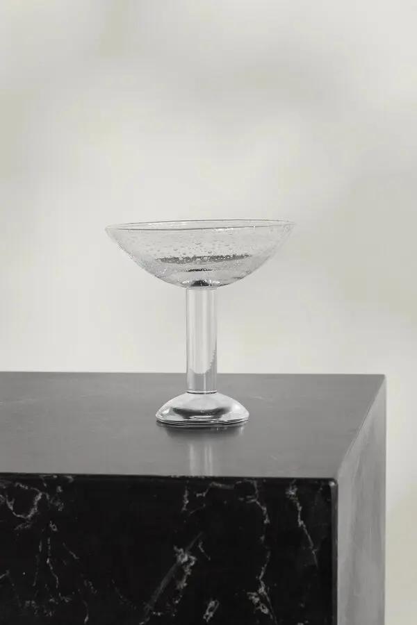 LOUISE ROE Bubble Glass Champagne Coupe - Neutrals