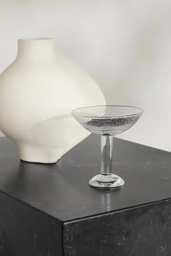 LOUISE ROE Bubble Glass Champagne Coupe