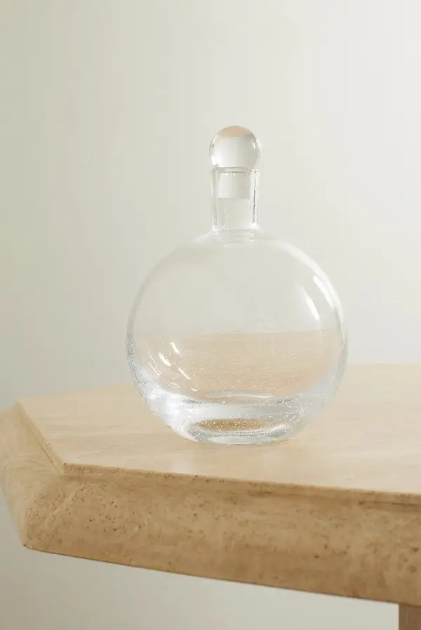 LOUISE ROE Bubble Glass Carafe - Neutrals