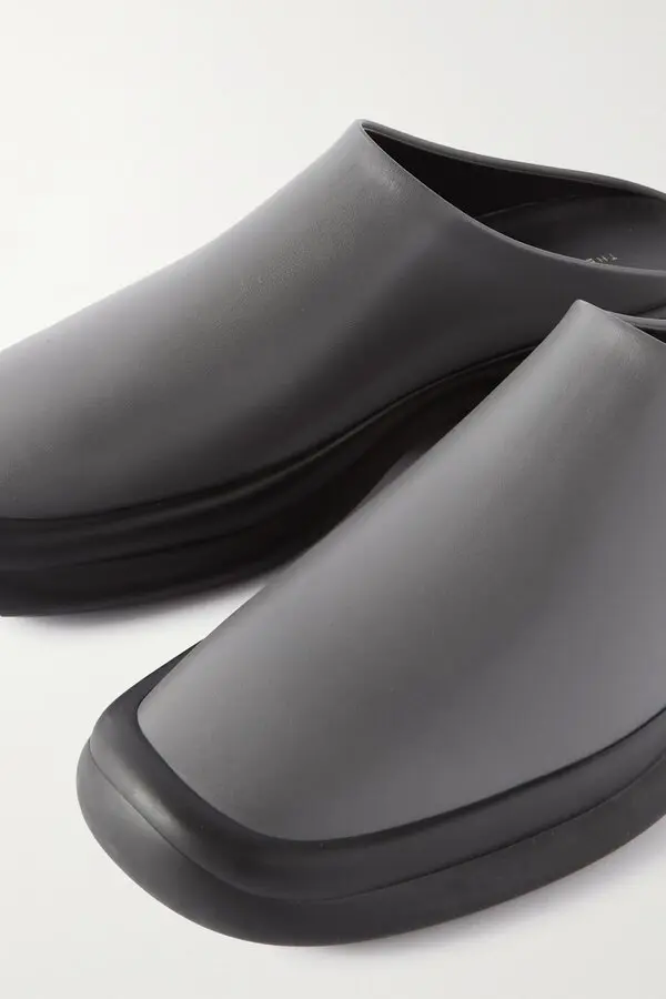THE ROW Town Leather Clogs