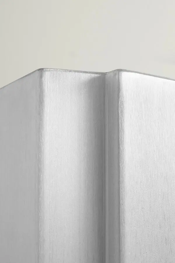 LOUISE ROE Funki Small Brushed Aluminium Pot