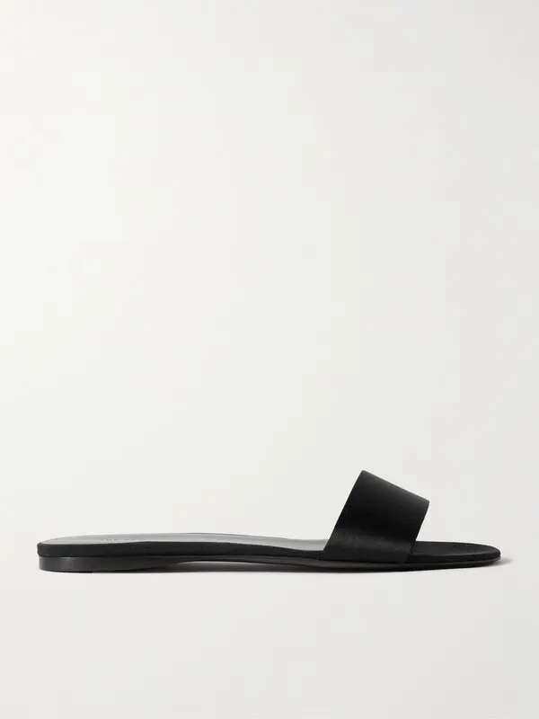 THE ROW Combo Satin Slides