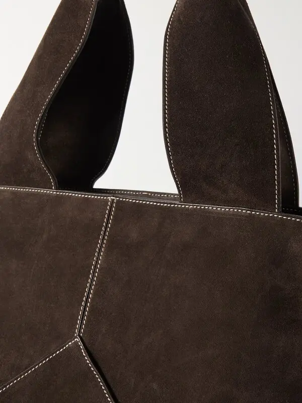 METIER Market Small Suede Tote - Brown