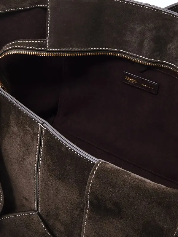 METIER Market Small Suede Tote - Brown