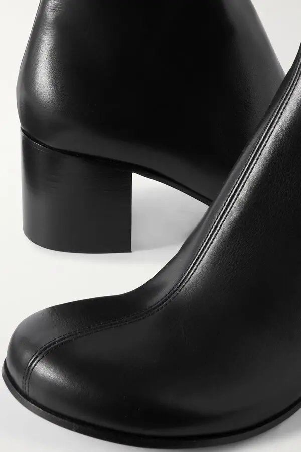 Loewe Terra Leather Ankle Boots