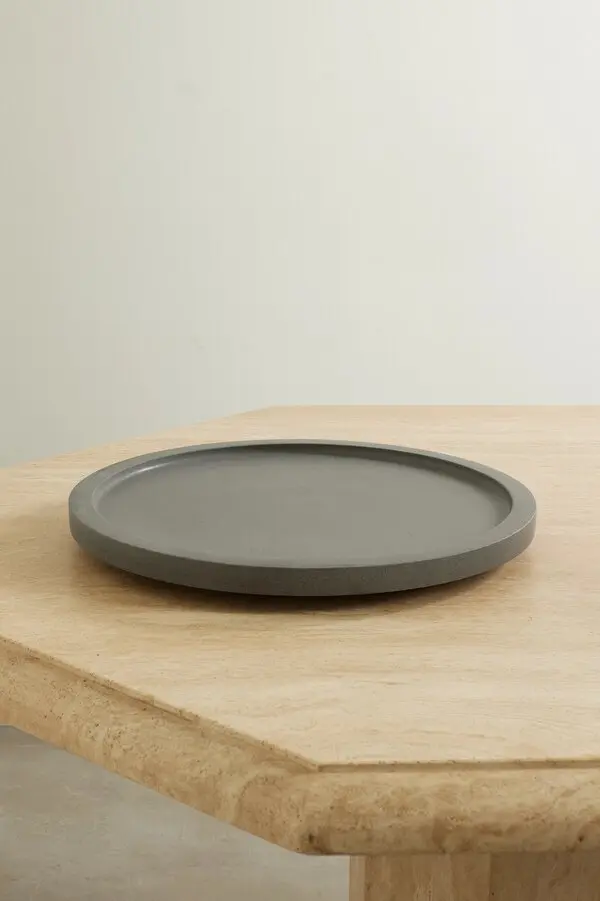 LOUISE ROE 10 Gallery Object 46cm Basalt Tray - Gray